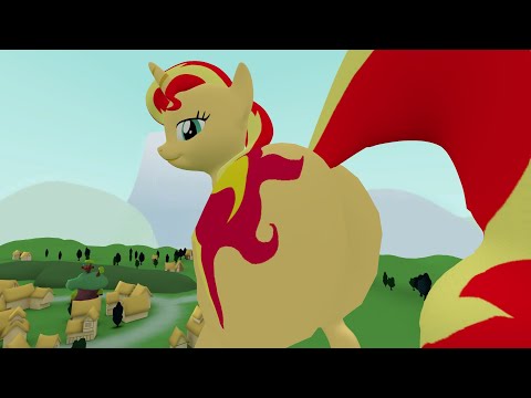 MLP Starlight Glimmer and Sunset shimmer growth