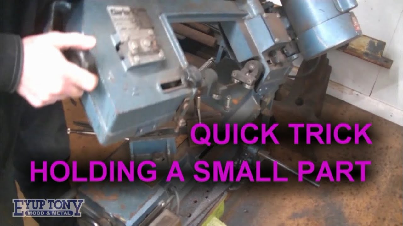 4 x 6 Bandsaw Holding Small Parts Quick Trick To Save Time - YouTube