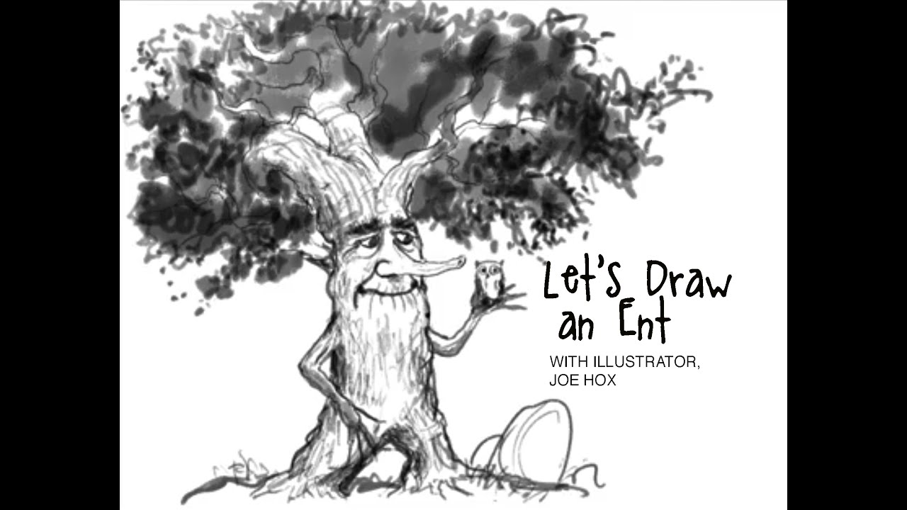 Drawing an Ent with Illustrator, Joe Hox - YouTube