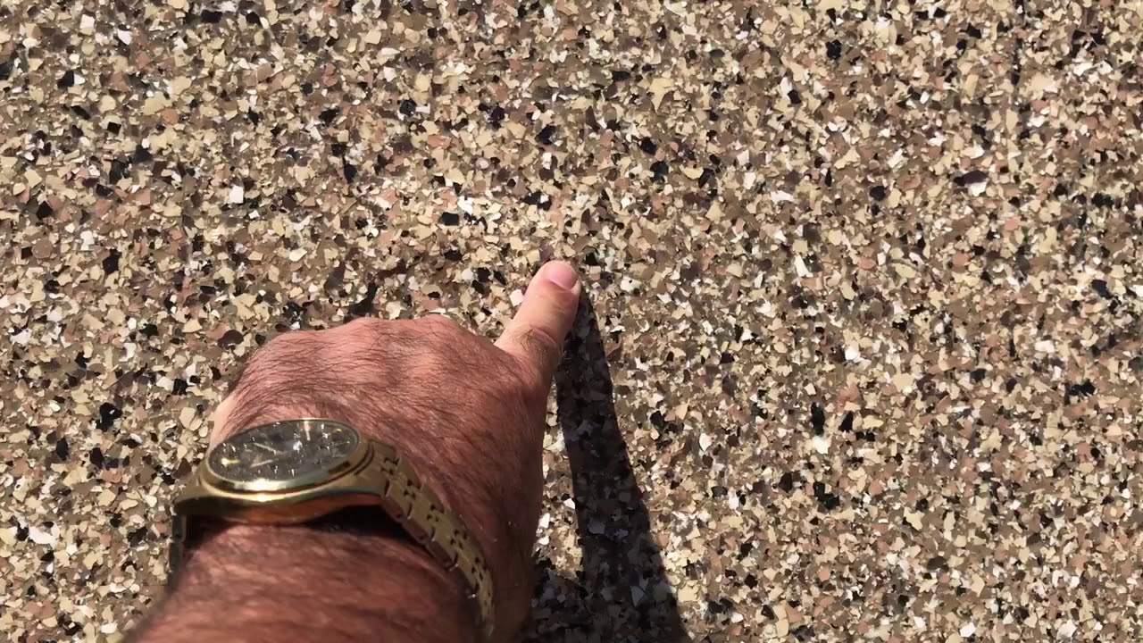 Outdoor patio floor-flooring covering-coating fail-failure bubbles ...