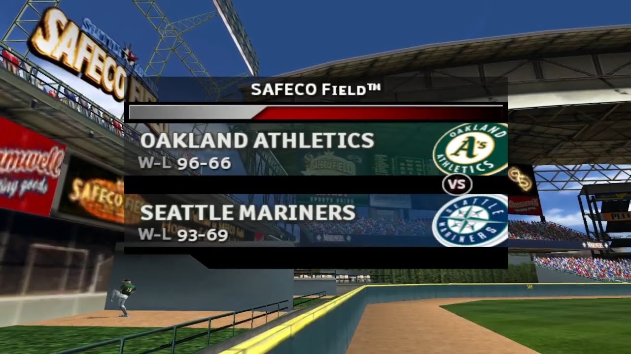 MVP Baseball 2004 (GameCube) A's vs Mariners - YouTube