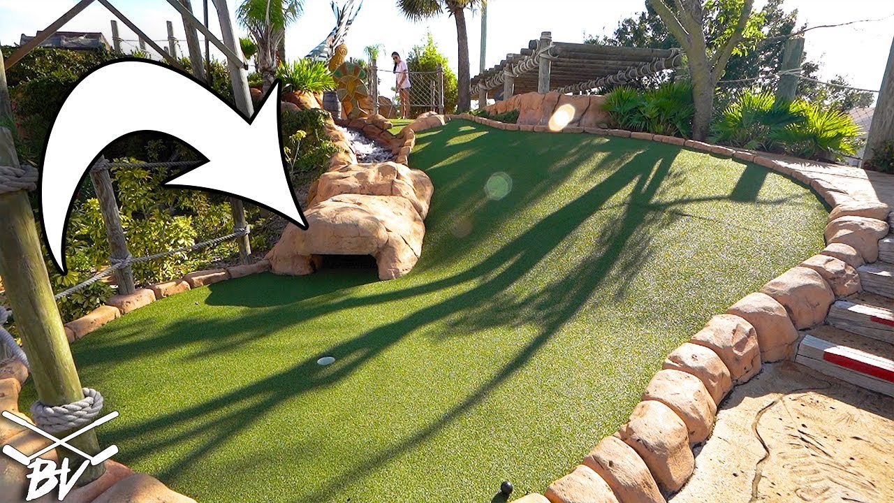 TAKING EVERY SECRET PATH IN SEARCH OF A MINI GOLF HOLE IN ONE!
