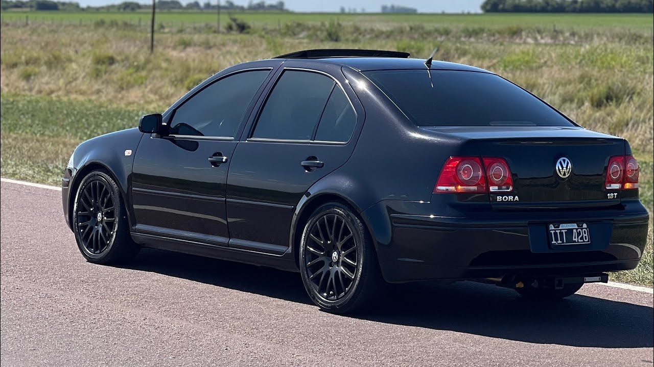 Pinto las llantas del vw bora con aerosol stretch negro brilloso ...