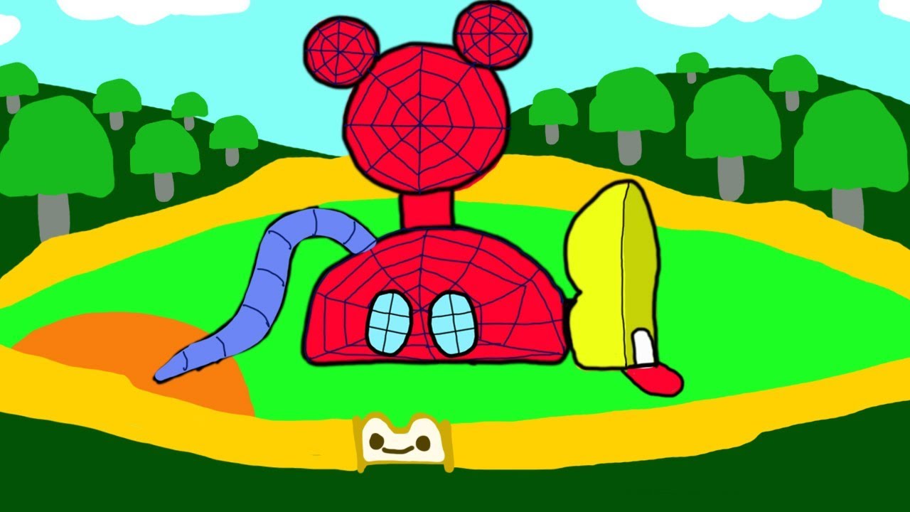 Mickey Mouse Clubhouse SPIDERMAN VERSION *Drawing* Disney Junior ...