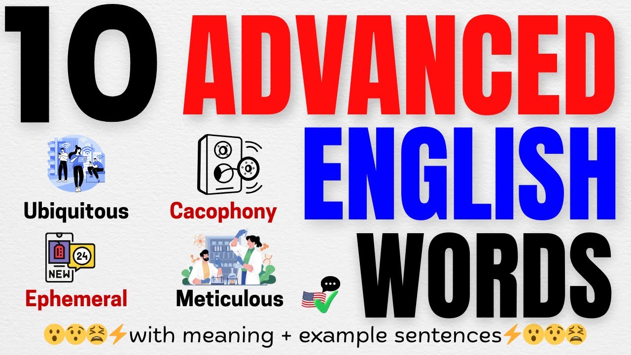 10 Advanced English Words to Sound Smart Instantly ⚡!! - YouTube