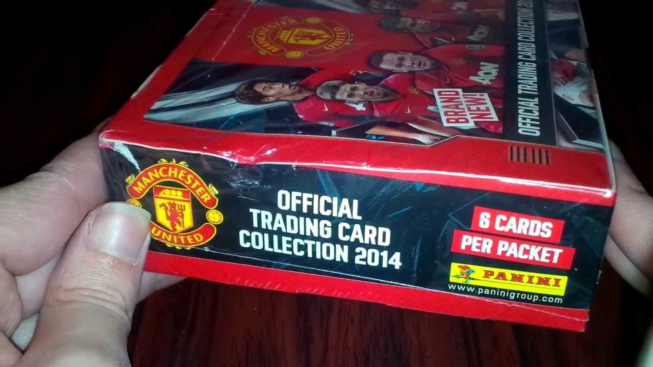 Box Break | Panini Manchester United 2014 official trading card ...