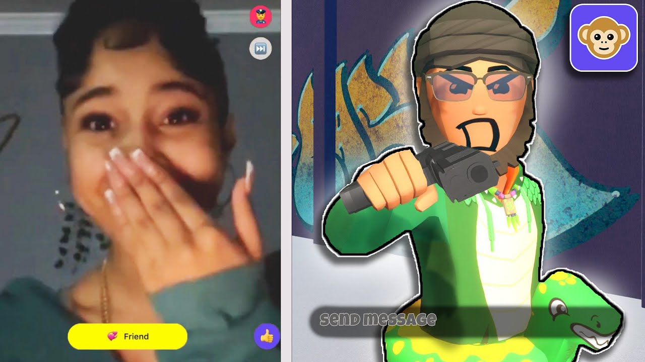 TROLLING ON THE MONKEY APP IN VR WITH FULL BODY AVATARS - YouTube