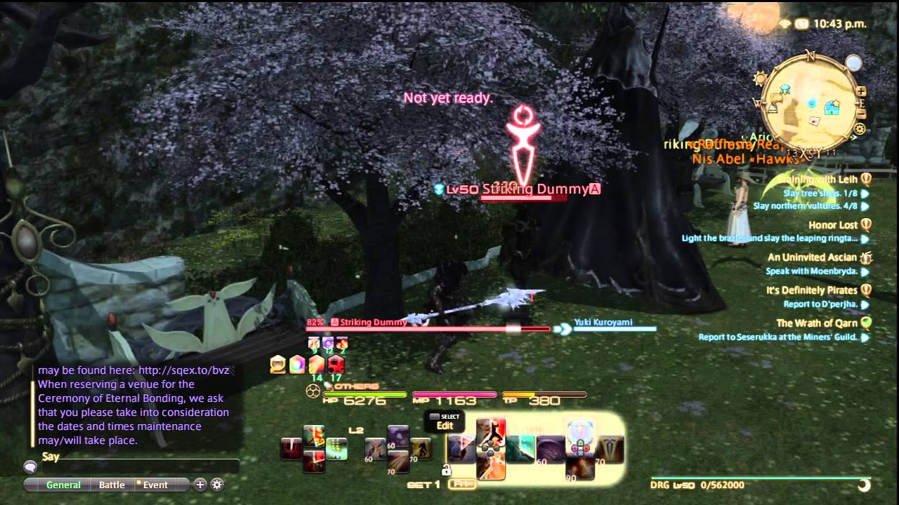 Final Fantasy XIV: A Realm Reborn - My Dragoon Rotation [iLvL~120 ...
