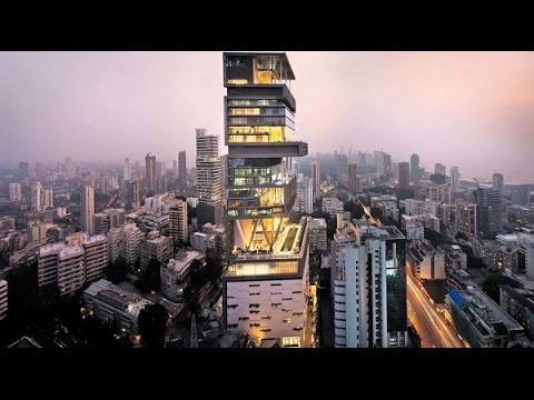 ANTILIA BUILDING MUMBAI INDIA|PRIVATE HOME HOUSE|RICH BILLIONAIRE ...