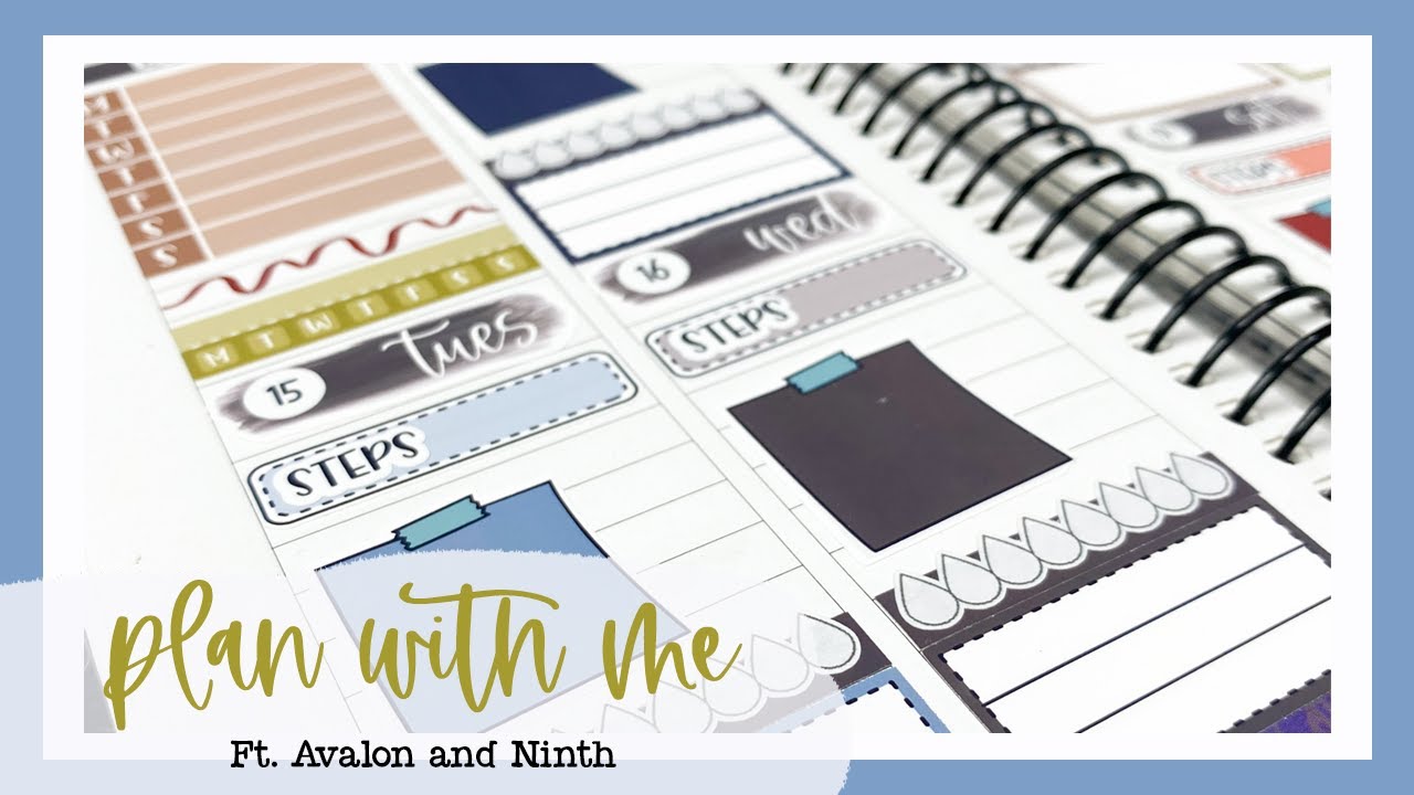 Plan With Me | November Monthly Functional Sticker Sub - YouTube