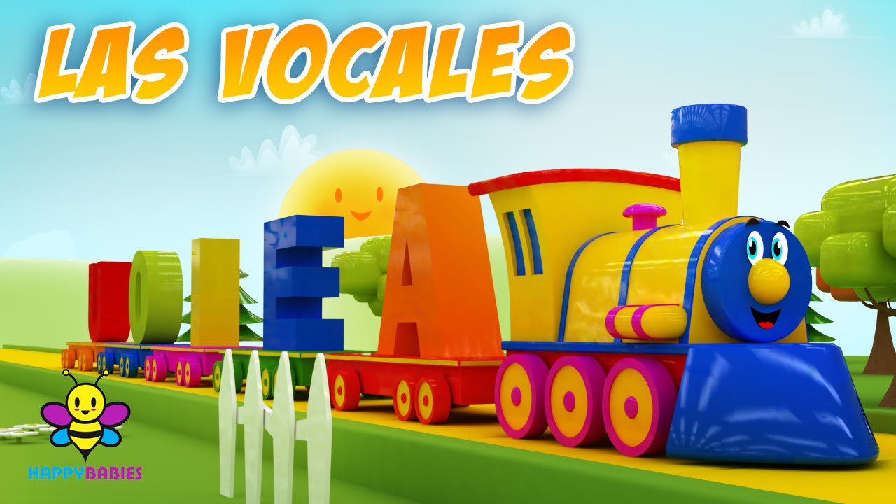 Las vocales para niños - A E I O U para niños - Las Vocales - Happy ...