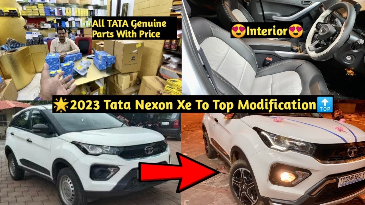 🌟 2023 Nexon Base Model Conversion To Top Model with price🔥 Nexon ...