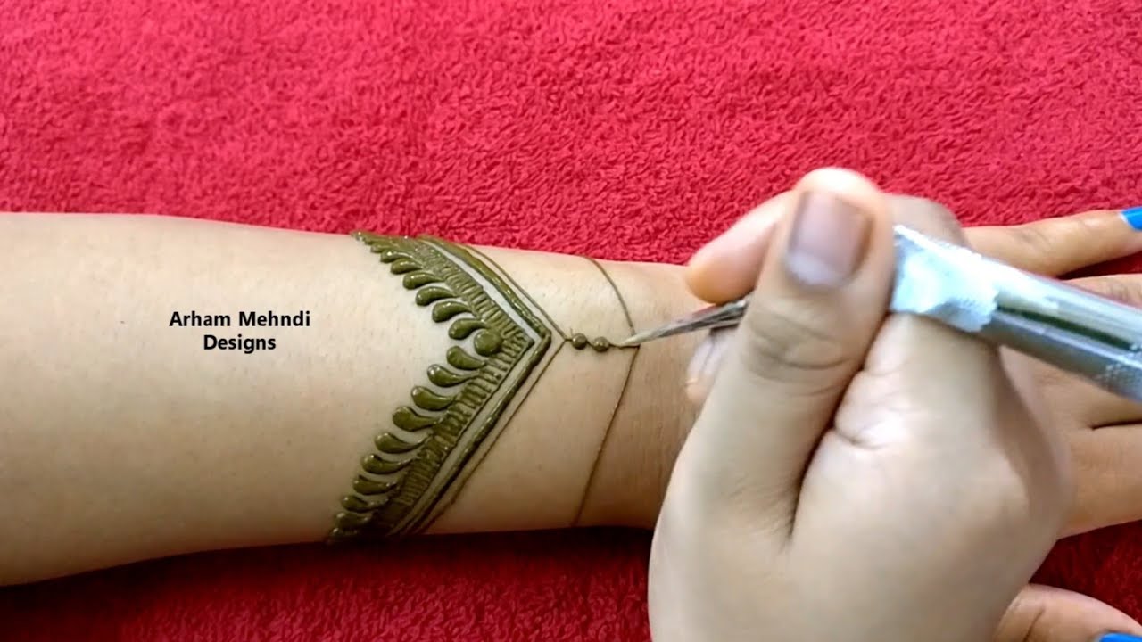Easy Gol Tikki Mehndi Design || Stylish Beautiful Mehndi Design for ...