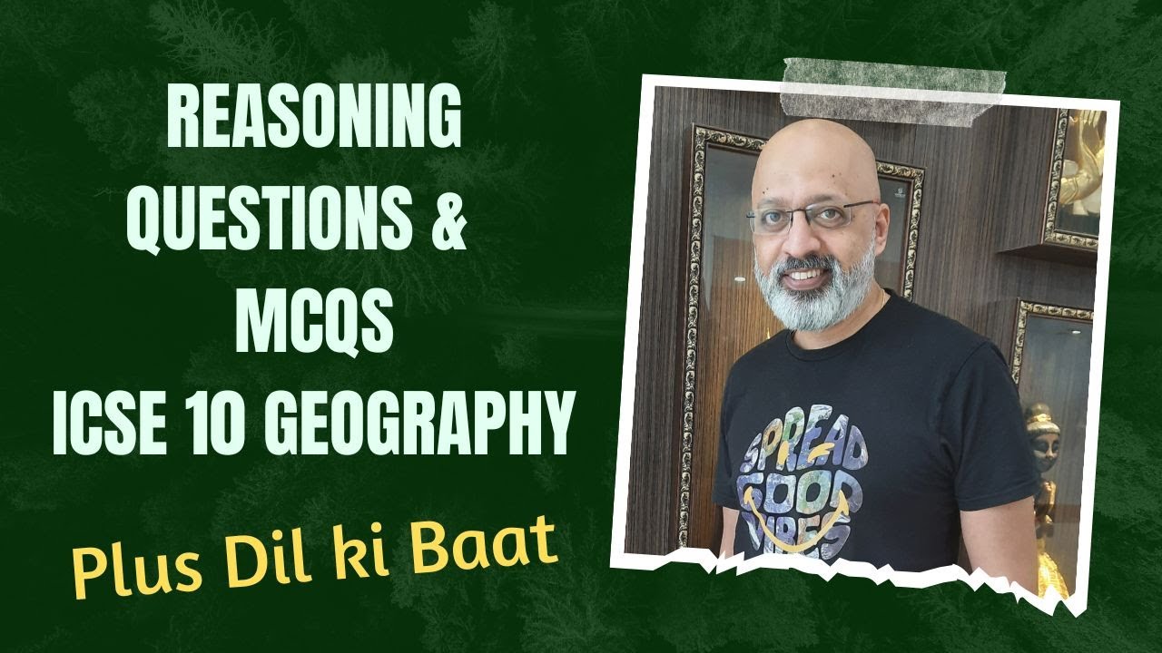 Geography MCQs & Reasoning Questions | ICSE 10 Board Exams | SWS - YouTube