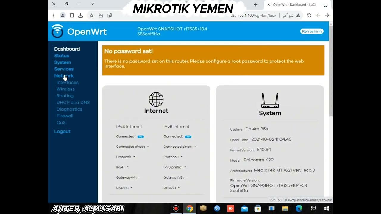 برمجة اكسس PHICOMM K2P فيلان - YouTube