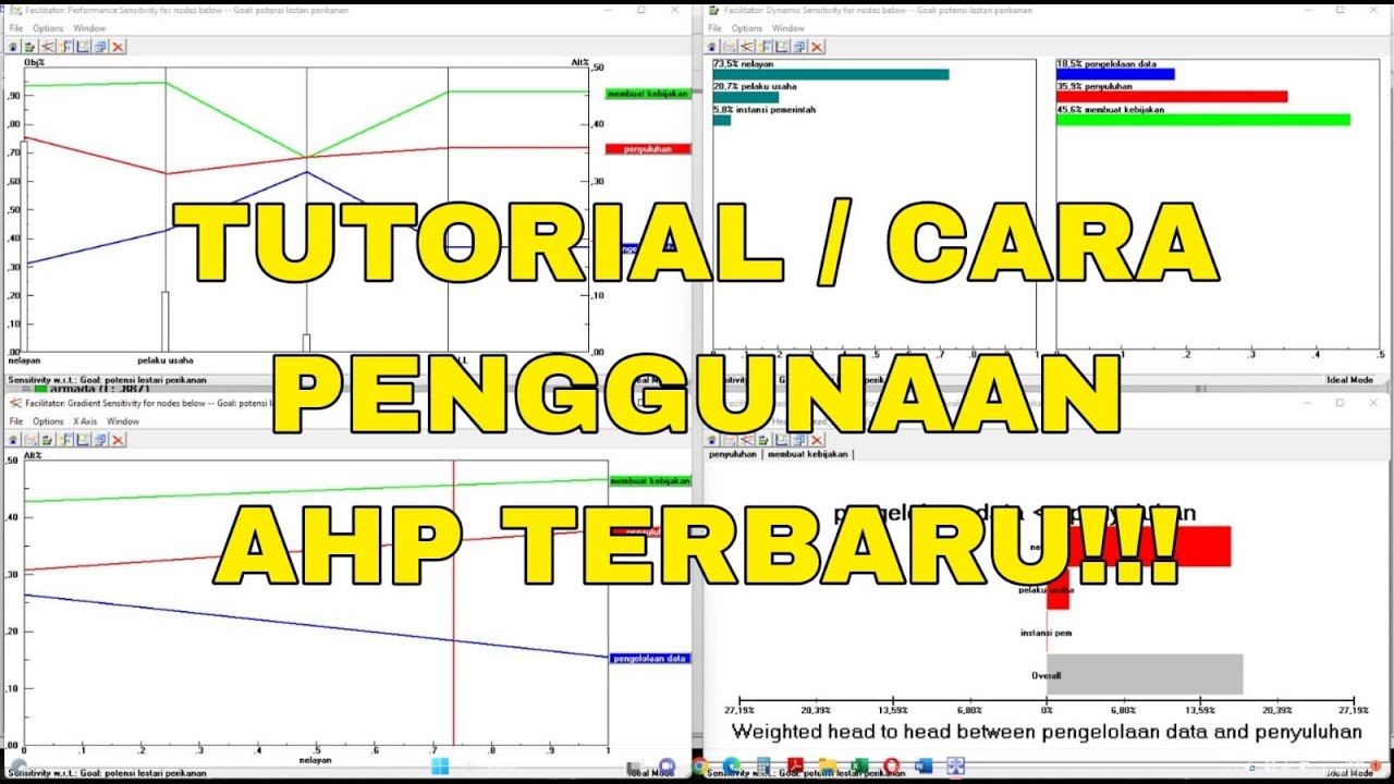 TUTORIAL PENGERJAAN AHP MENGGUNAKAN APK EXPERT CHOICE V11 - YouTube