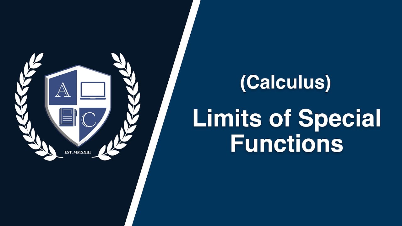 [ TAG-LISH ] Mathematics Grade 11 : ( Calculus ) Limits of Special ...
