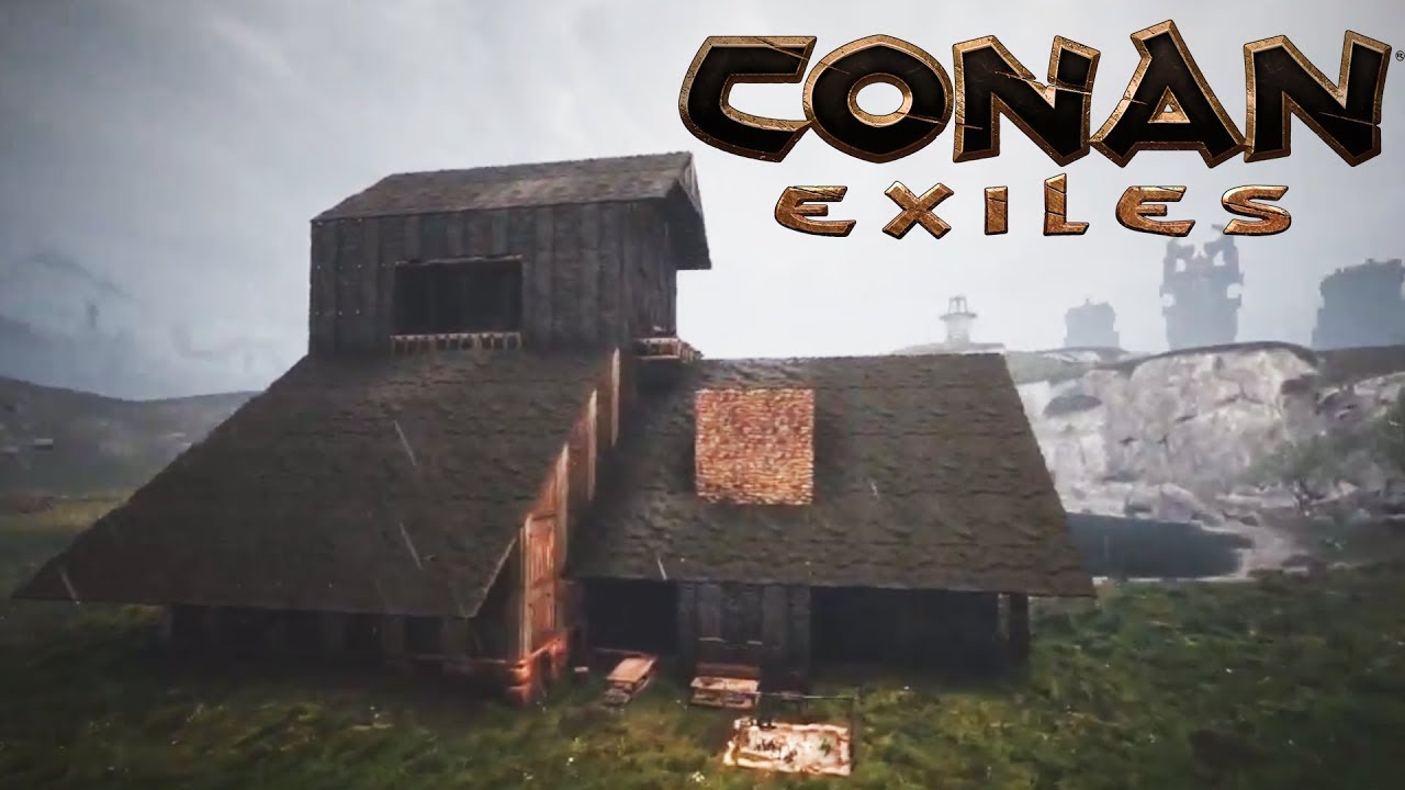 Conan Exiles - House Building (500%) - YouTube