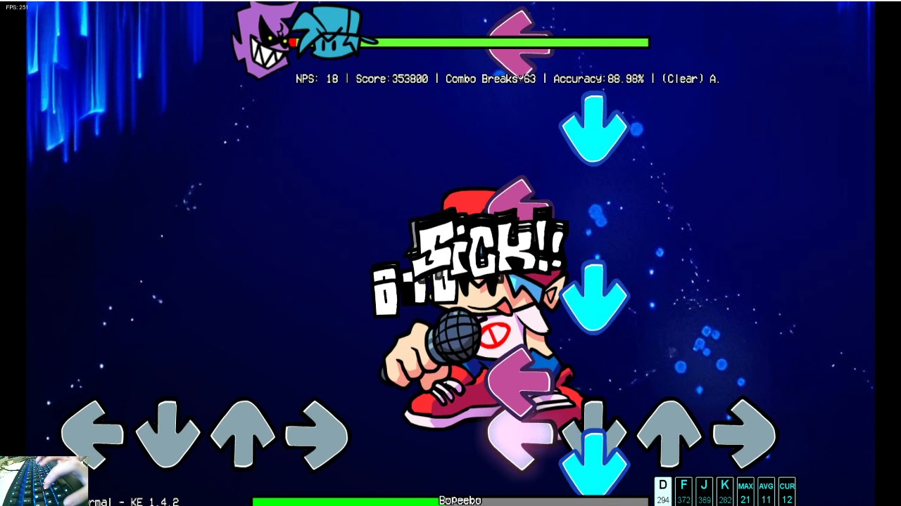 Blue Zenith in FNF?? Hard Stamina Song - YouTube