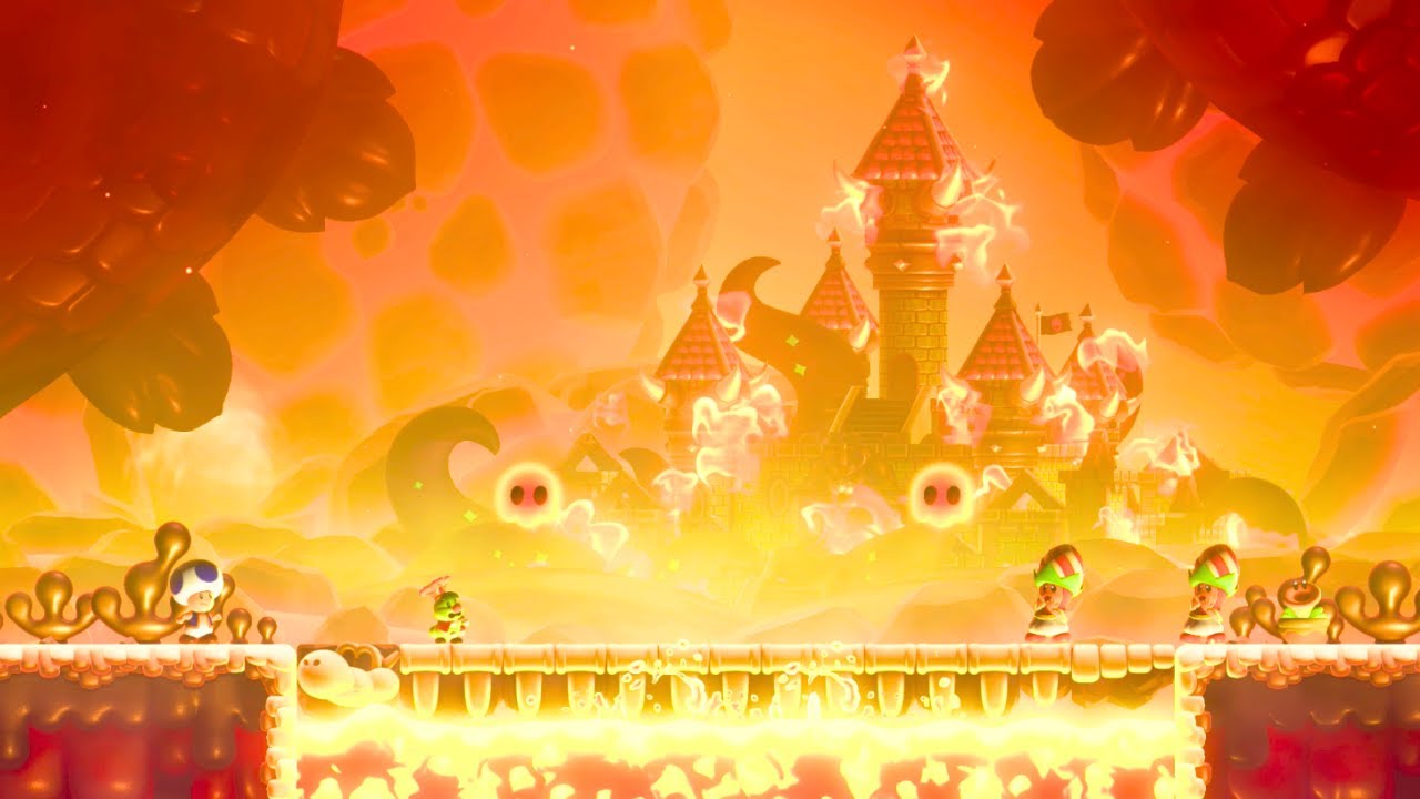 Deep Magma Bog Palace | Super Mario Bros Wonder | Deep Magma Bog - YouTube