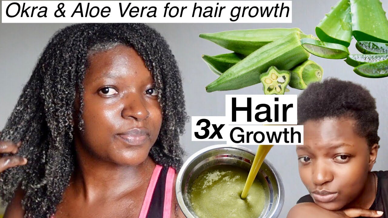 This Trend is so effective! How to use Okra & Aloe Vera for maximum ...
