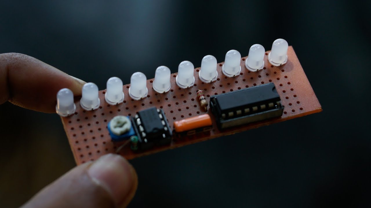 RG LED Based Basic LED Chaser Circuit - YouTube