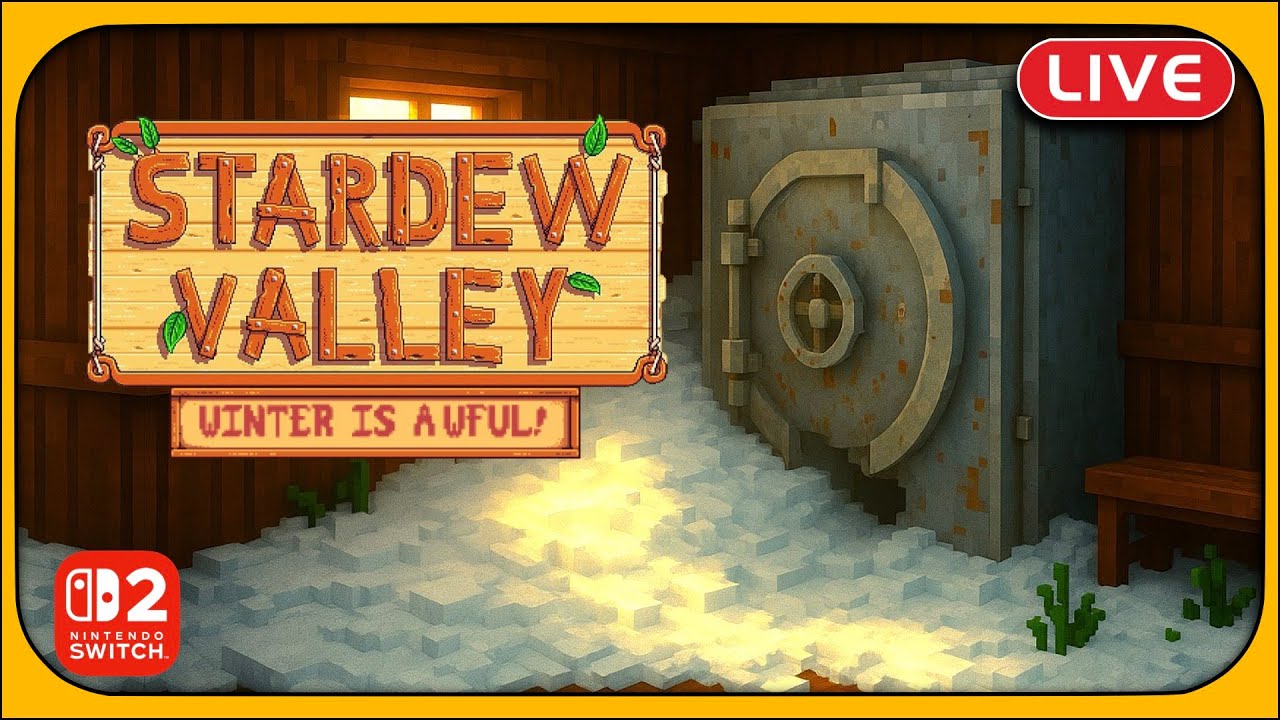 🔴 I'M CRACKING OPEN THE VAULT! Stardew Valley [LIVE] - YouTube