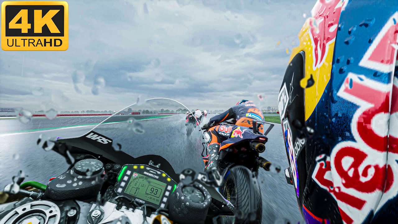 EXTREME Realistic Side Cam MotoGP 2024 | Jorge Martin SilverstoneGP ...