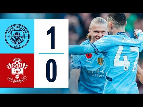 HIGHLIGHTS! Man City 1-0 Southampton | City go top after Haaland goal sees off stubborn Saints
