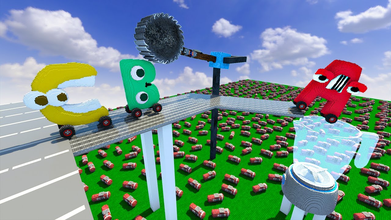 Alphabet Lore vs Axe Saw & Blender | Teardown - YouTube