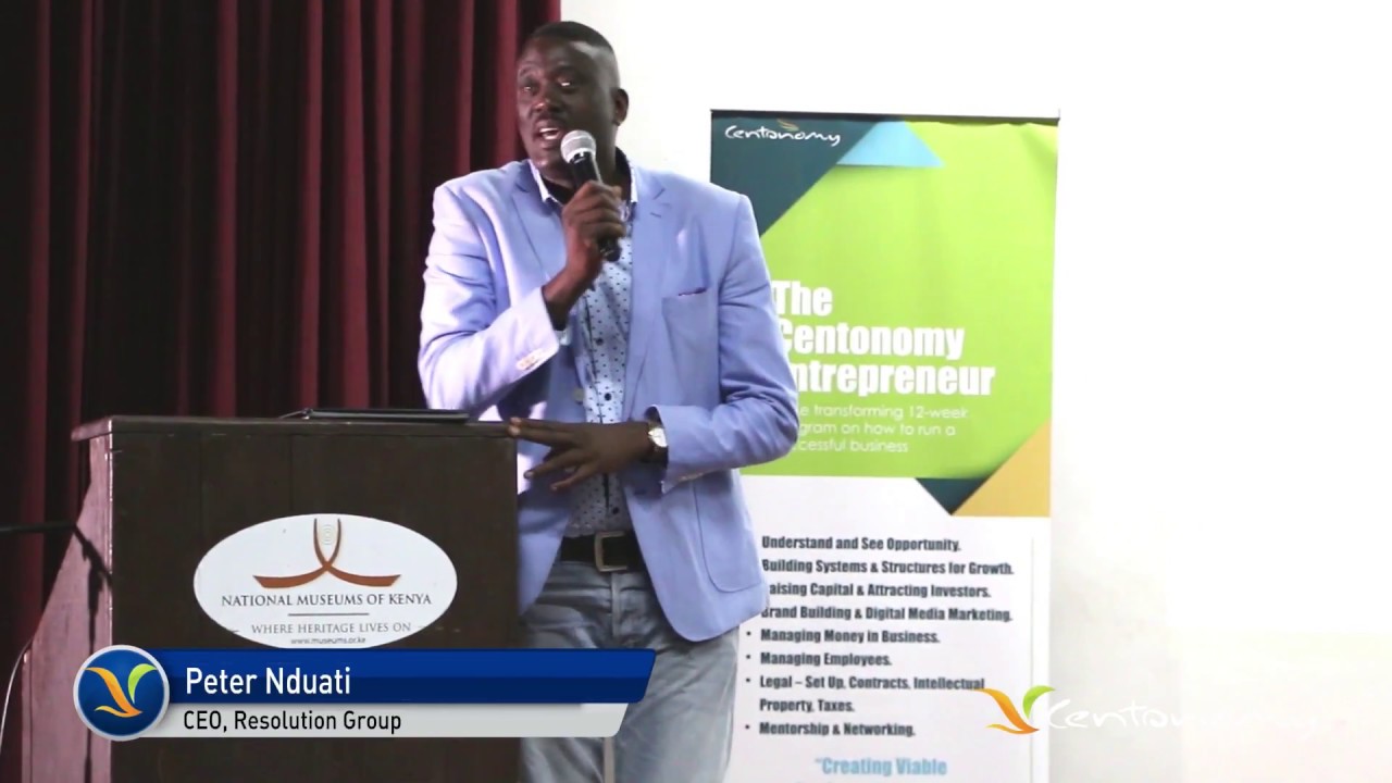 The Centonomy Entrepreneur Chats -Peter Nduati - YouTube