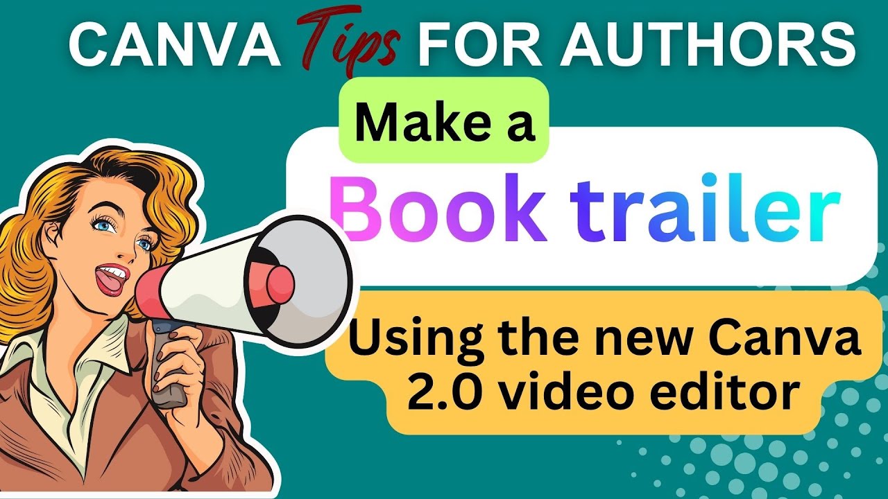 How to make a book trailer using Canva (2025 Canva 2.0 video editor ...