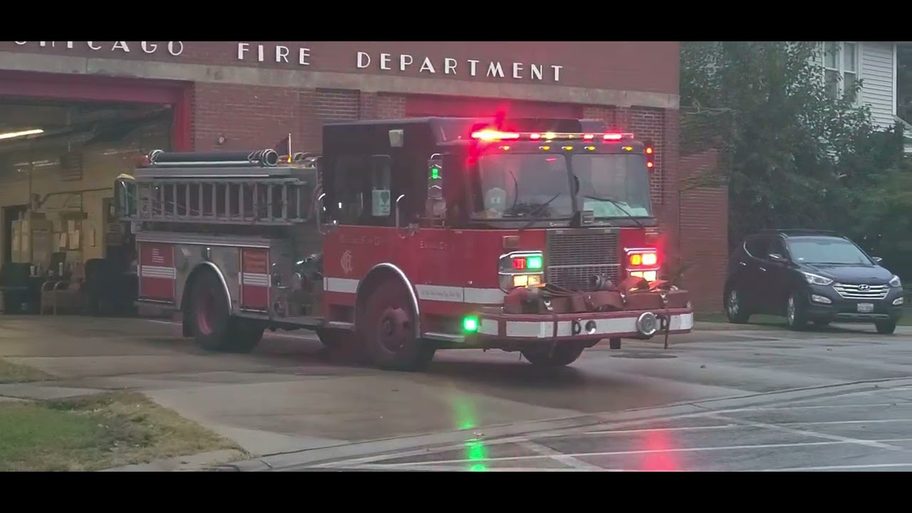 Chicago Fire Department Engine 119 Responding - YouTube