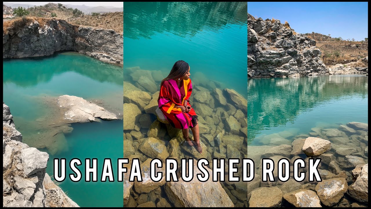 CRUSHED ROCK USHAFA | This PLACE in ABUJA has BLUE WATER - YouTube
