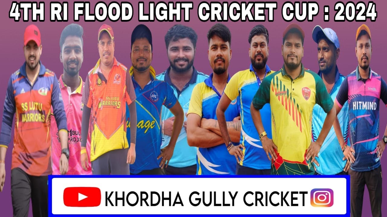 🔴 LIVE : DAY ; 2 , 4TH RI FLOOD LIGHT CRICKET TOURNAMENT-2024 : # ...