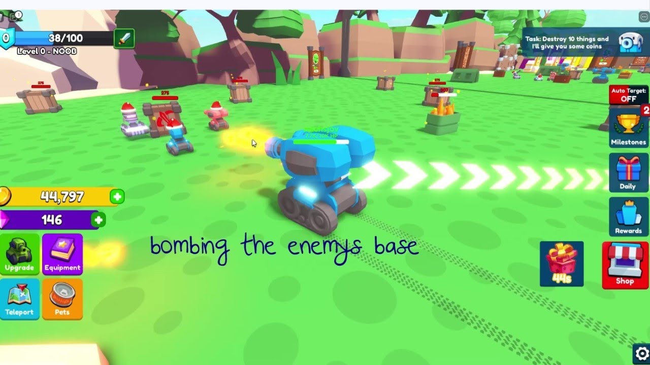 bombing the enemys base (roblox tank simulator ) - YouTube