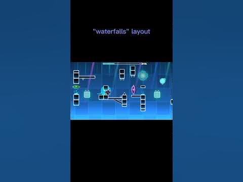 random layout #14 "waterfalls" #geometrydash #shorts - YouTube