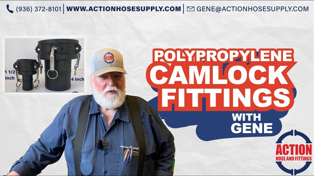 Polypropylene Camlock Fittings | Plastic Camlock Coupling Types A, B, C, D, E, F, DP and DC ...