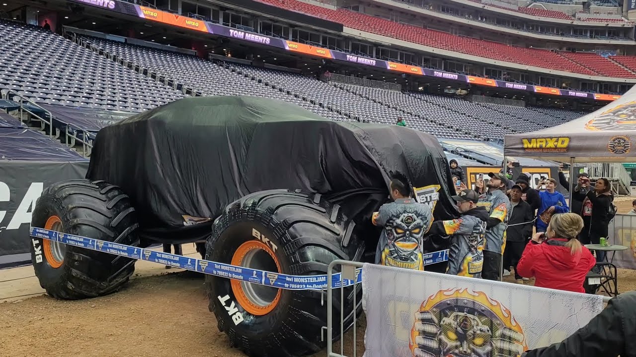 Monster Jam Maximum Destruction (OG) Reveal Houston 2024 - YouTube