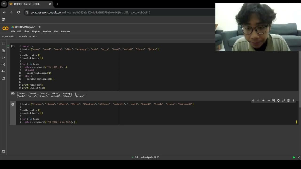 PRAKTIKUM 5 REGULAR EXPRESSION - YouTube