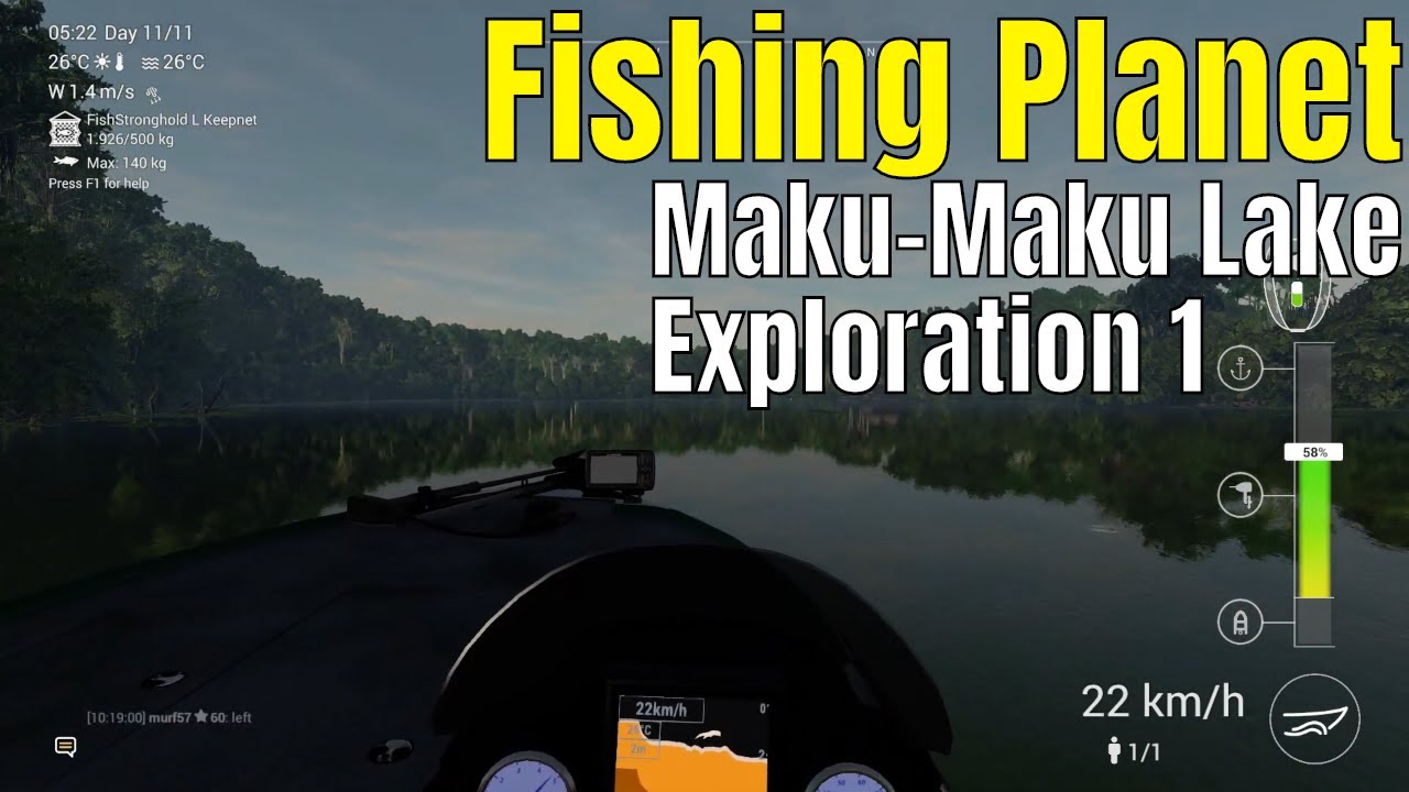 Fishing Planet | Maku-Maku lake Exploration 1 - YouTube