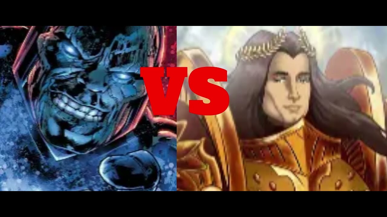 DARKSEID TRUE FORM VS EL EMPERADOR DE LA HUMANIDAD QUIÉN GANARÍA? - YouTube