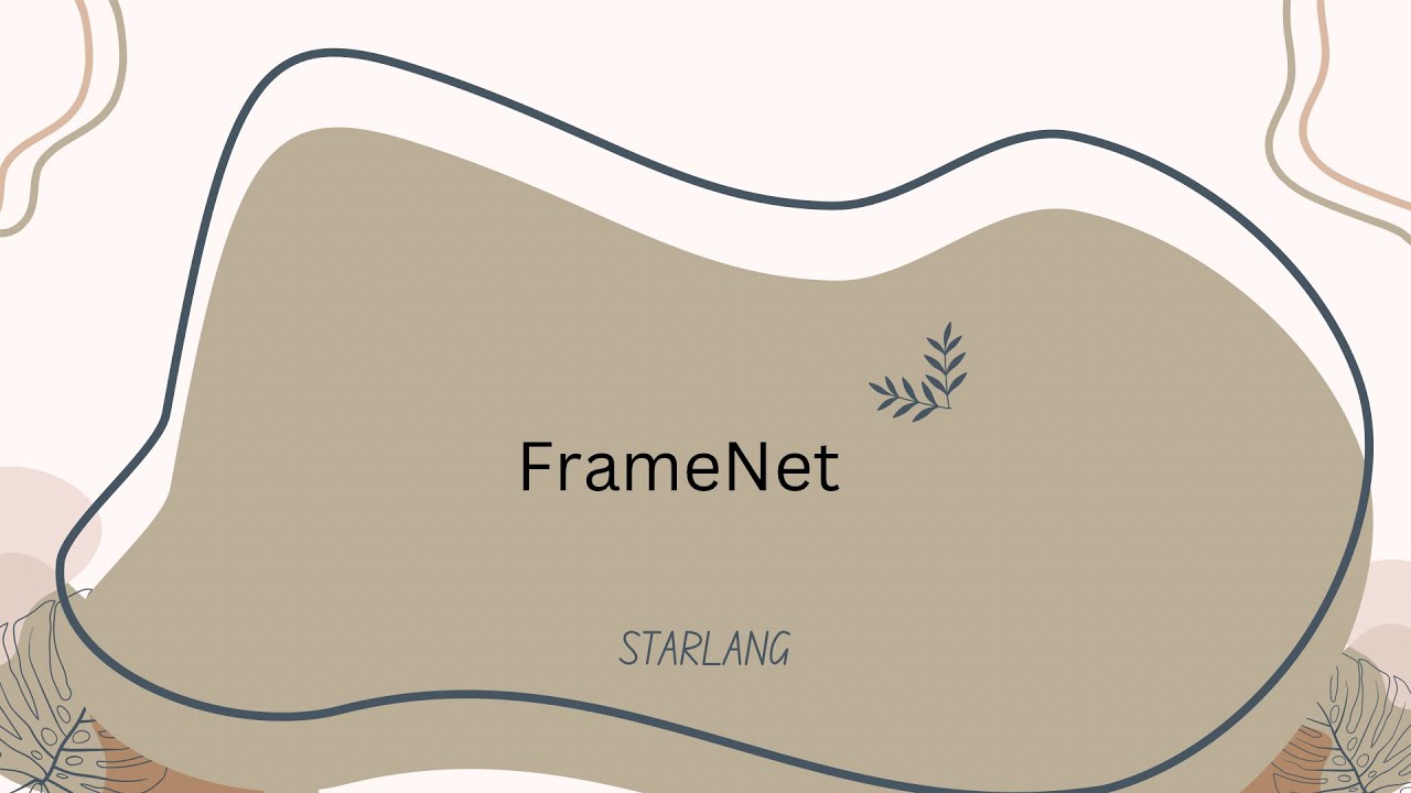 FrameNet Package - YouTube
