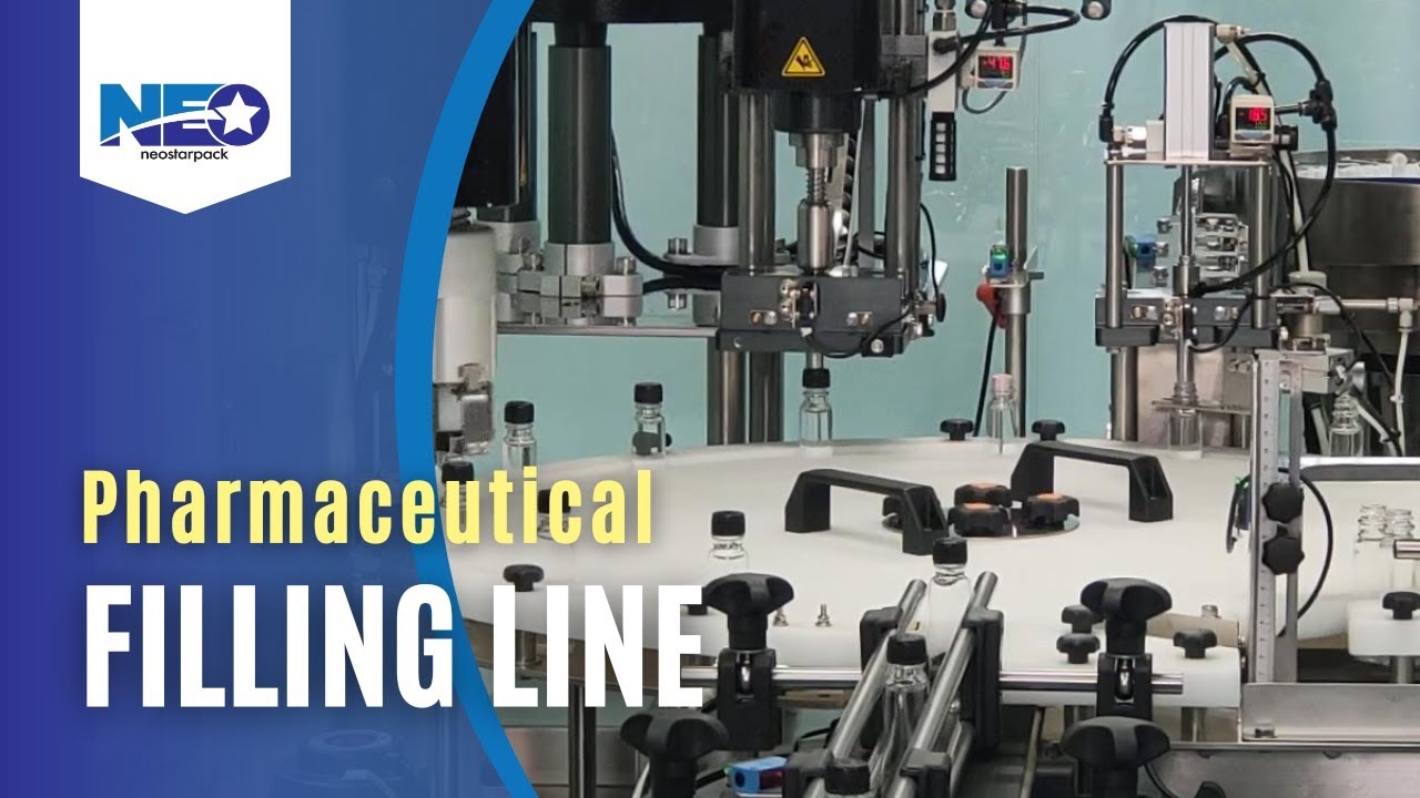 Pharmaceutical Filling Line| Filling, Plugging, Capping, Labeling ...