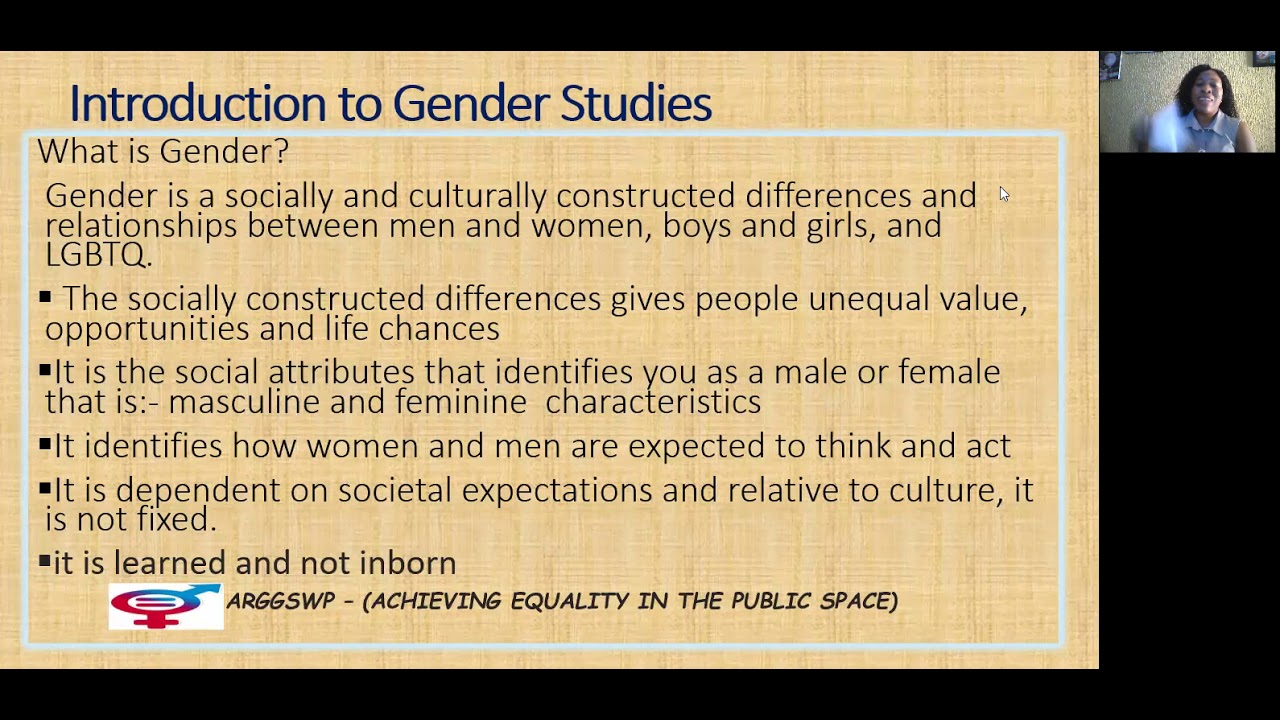 EPISODE 2: INTRODUCTION TO GENDER STUDIES - YouTube