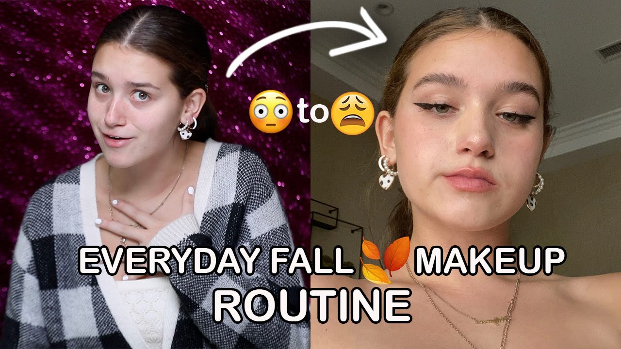 My EVERYDAY Fall🍂makeup routine - YouTube