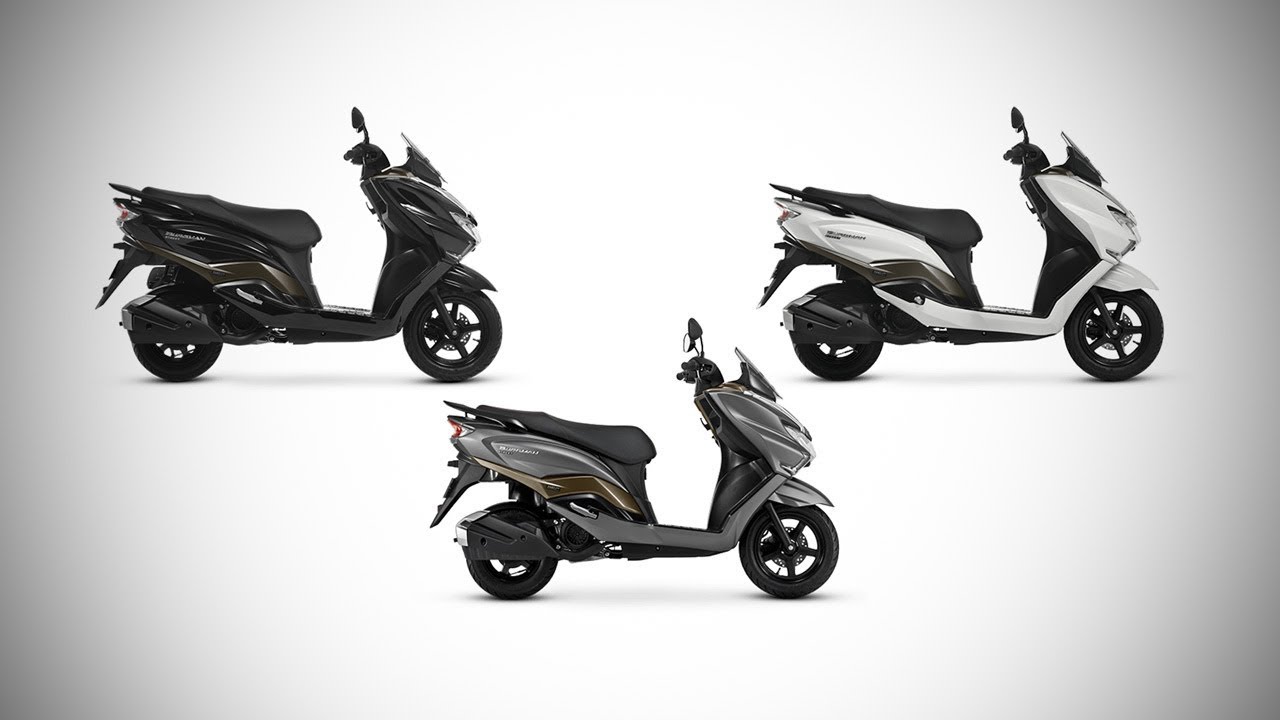 Suzuki Burgman Street 125 - Colour Options - Images | AUTOBICS - YouTube