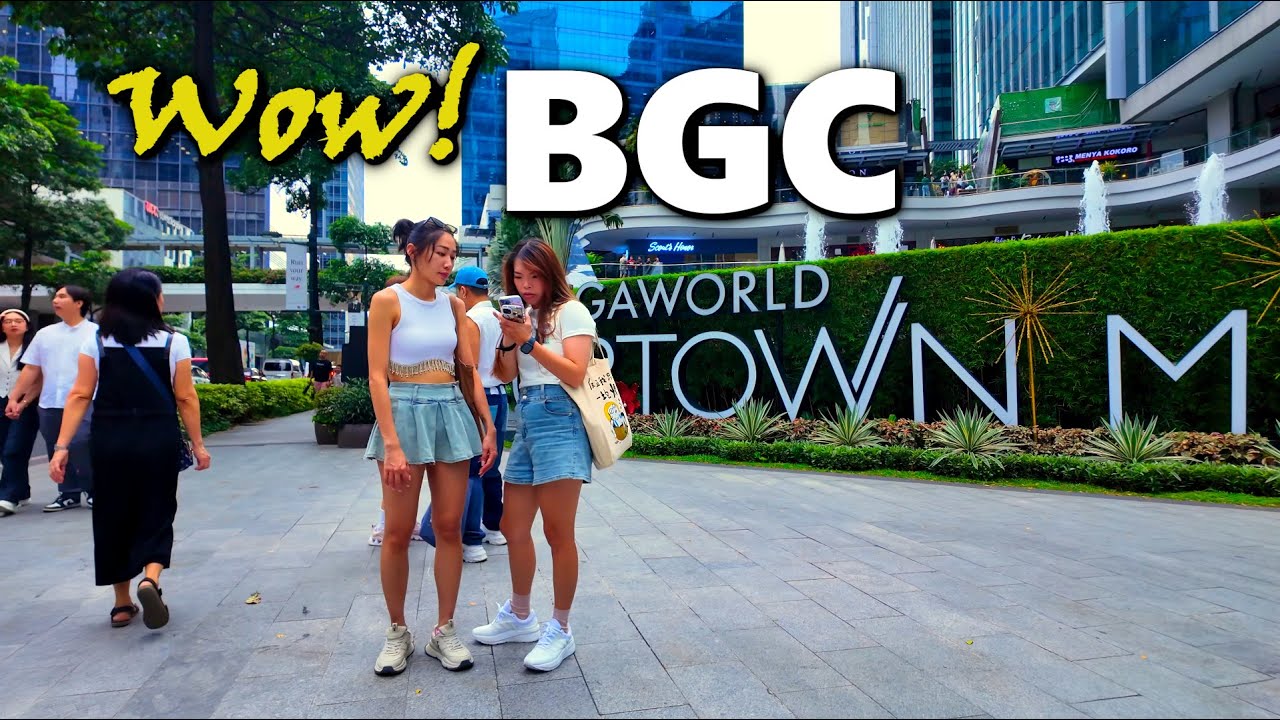 WOW BGC! - THE BEST CITY TO LIVE IN THE PHILIPPINES! [4K] - YouTube