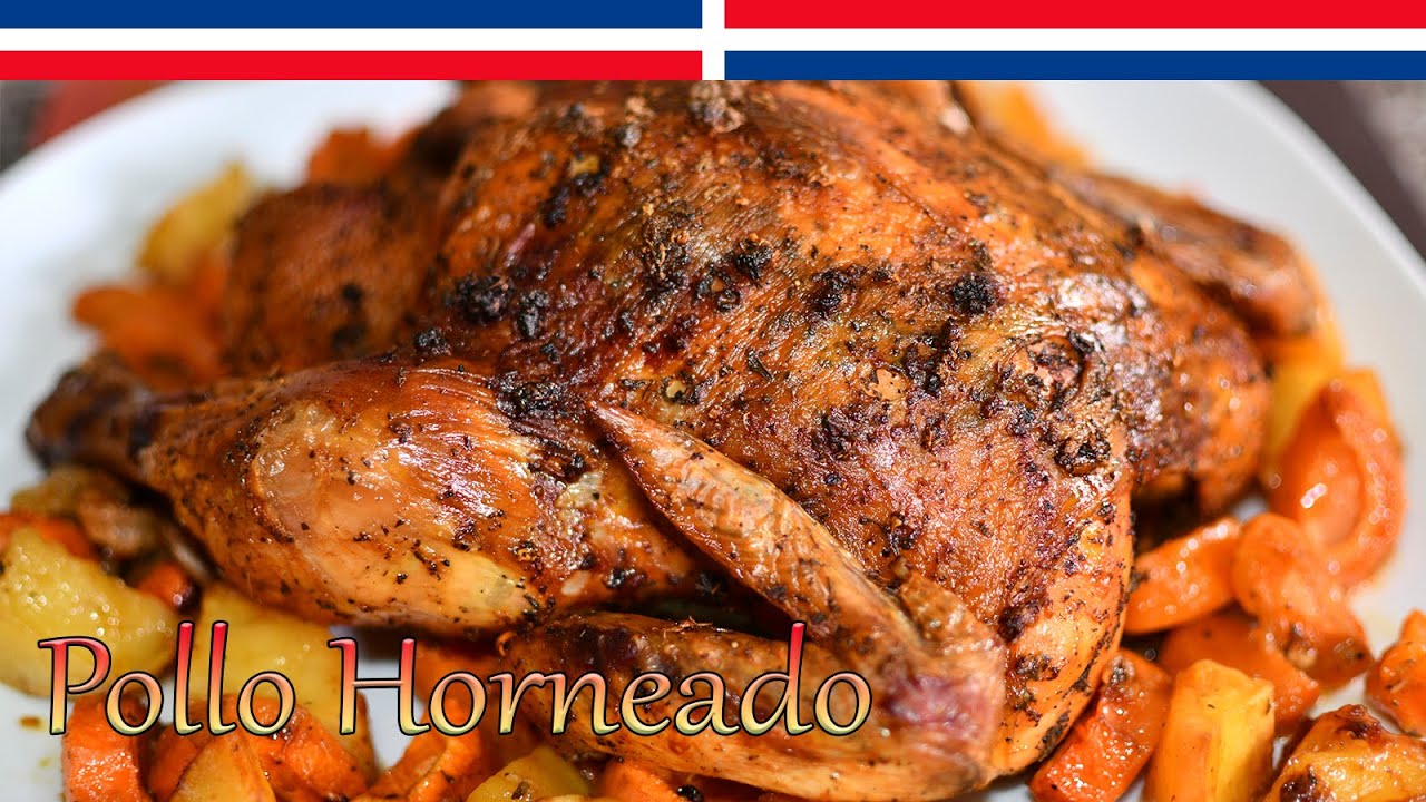 Pollo Horneado Sabroso y Facil - Cocinando con Yolanda - YouTube