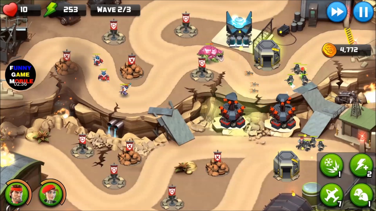 FGM - Alien Creeps TD: Event Vs New Hero ( Easy, Medium, Hard ) - YouTube